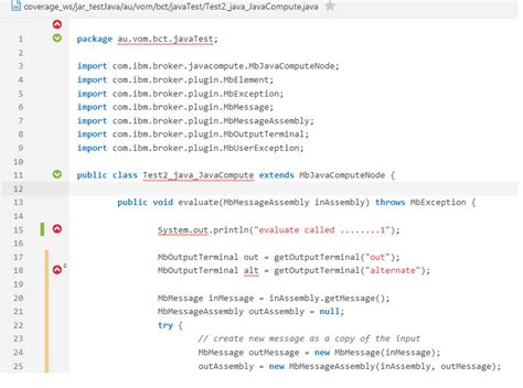 Demonstration Of Capturing Java Test Code Coverage From Inside Wmbiib