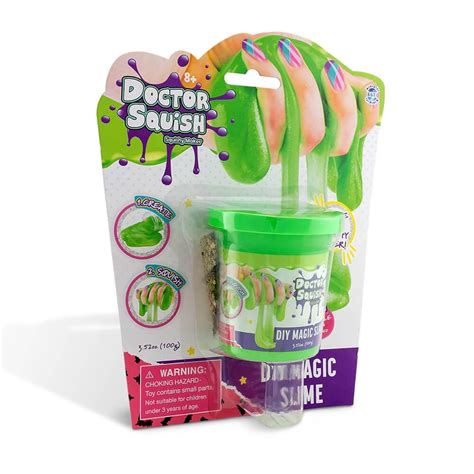 Doctor Squish Diy Magic Slime Green White Lemon