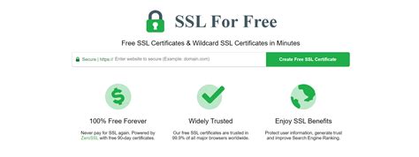 SSL For Free Get Free Unlimited SSL Certificate For Website