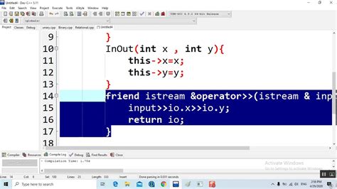 28 Operator Overloading Inputoutput Andand Friend Operators Youtube
