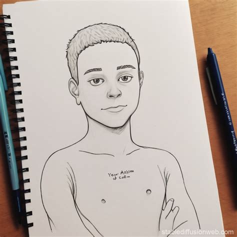 Calming Self Affirmation Drawing Stable Diffusion Online