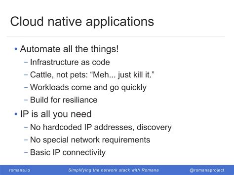 Simplifying Open Stack And Kubernetes Networking With Romana Ppt