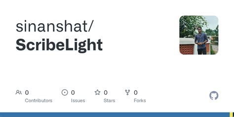 Github Sinanshat Scribelight