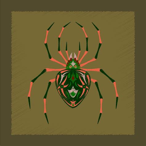 할로윈 거미 벡터의 배경에 플랫 Ai Eps Uidownload