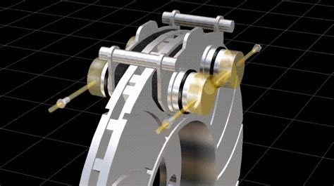 Engineers Tell Me Do You Understand How Disk Brake 3d Animaton  On Imgur