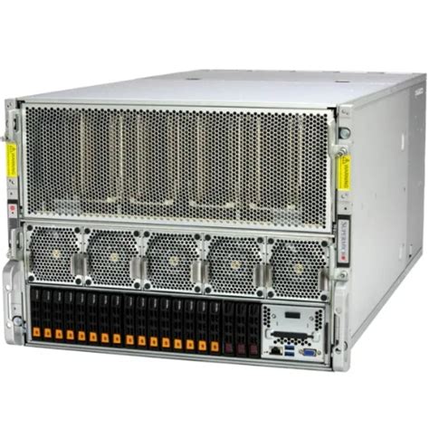 supermicro sys 821ge tnhr 8u gpu server crystal vision solutions