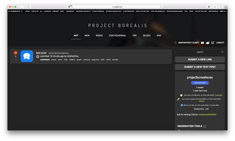 Experimented With Reddit Css Thoughts Rdreamsofhalflife3