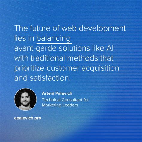 webdevelopment marketingtechnology digitaltransformation artem palevich