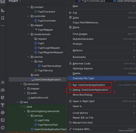 第三节课，功能2：开发后端用户的管理接口 client debug测试 csdn博客
