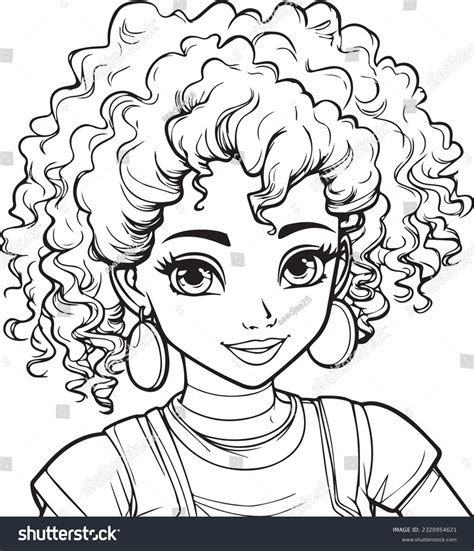 How To Draw A Anime Girl With Curly Hair