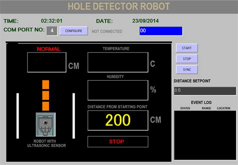 tempahan fyp programming hole detection robot