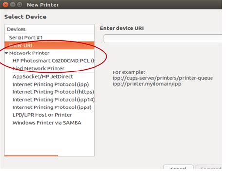 Wireless How To Configure A Network Printer In Ubuntu Ask Ubuntu