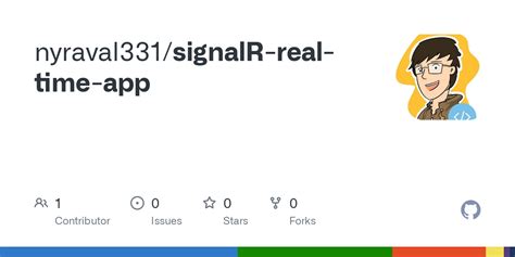 github nyraval331 signalr real time app
