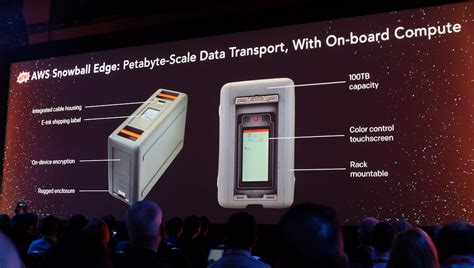 re invent 2016 aws snowmobile lets you move exabytes of data to the
