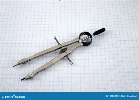 Compass On A Bar Graph Stock Image 33987061