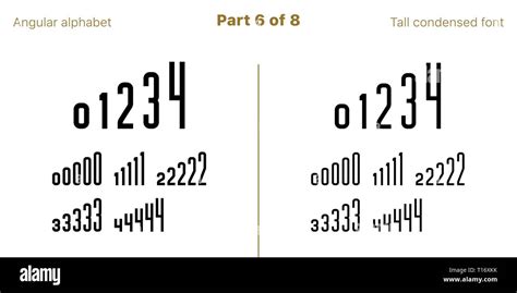 Condensed Bold Sans Serif Font Angular Vector Black Typefaces Part 6