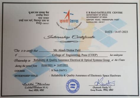 Akash Patil On Linkedin I Am Very Happy To Share That I Have Successfully Completed My Summer