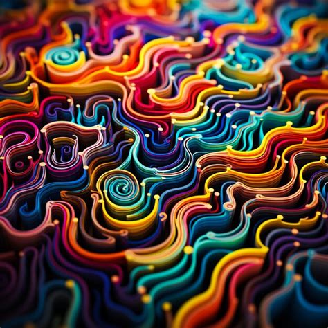Premium Ai Image Vibrant Synapses A Journey Through 3d Neural Network Labyrinths