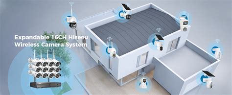 Amazon.com : Hiseeu Wireless Pro WiFi Security Camera System, 16CH 4K NVR Kit, Plug-in Powered ...