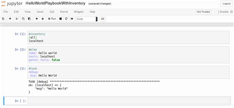 GitHub Ansible Ansible Jupyter Kernel Jupyter Notebook Kernel For Running Ansible Tasks And