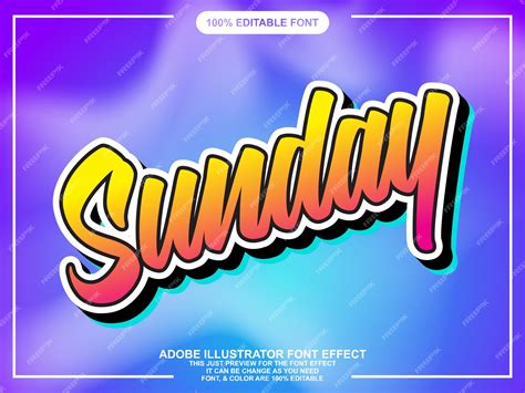 Premium Vector Modern Script Colorful Script Font Effect