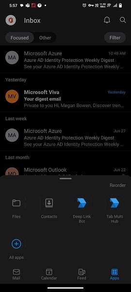 Interact With Calendar Mail Profile Geolocation From Personal Tabs