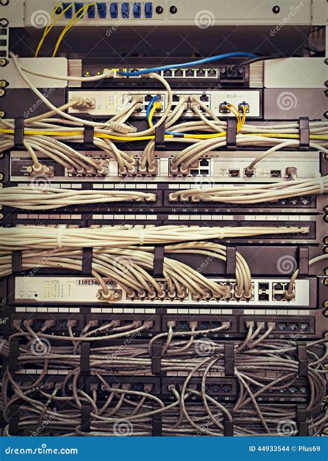 Server Rack Stock Photo Image Of Network Hardware Information 44933544
