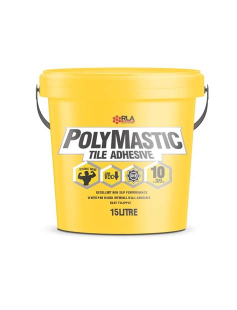 Rla Polymastic 15 Litres Pre Mixed Tile Adhesive Tradiecart