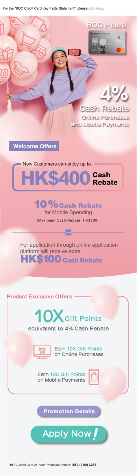 BOC Credit Card International Ltd Apply BOC I Card