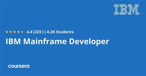 [coursera] Ibm Mainframe Developer Professional Certificate