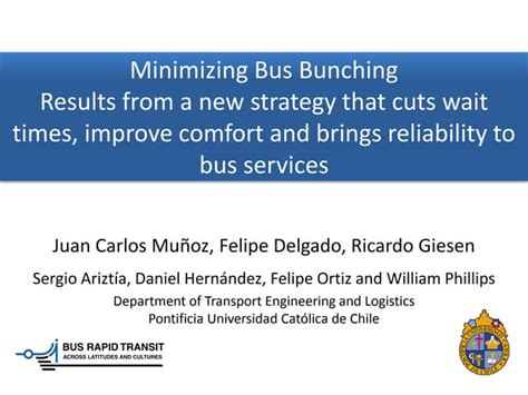 Webinar Minimizing Bus Bunching Results From A New Strategy That