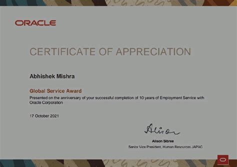 abhishek mishra on linkedin a decade at oracle 26 comments