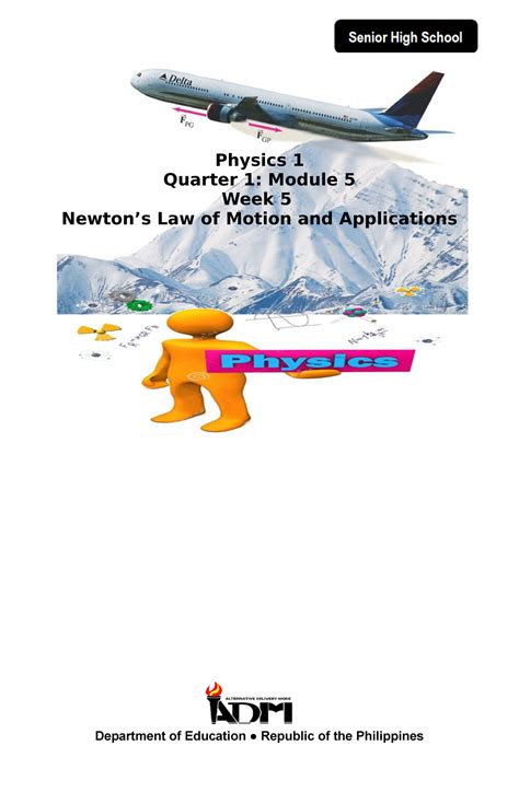 General Physics Quarter Module Week Newtons Law Of Motion Physics Quarter