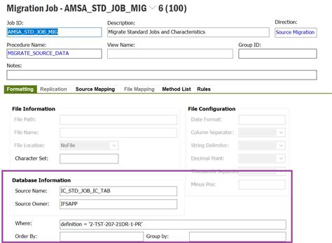Single Data Migration Job Of A Purchase Order Ifs Community