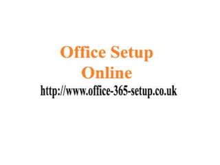 MS Office Setup PPTX