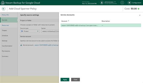 Step 3 Specify Project Veeam Backup For Google Cloud User Guide