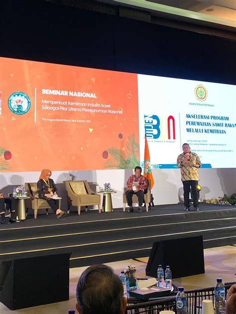 Di Munas Gapki Kementan Dorong Semua Pihak Perkuat Kemitraan Demi