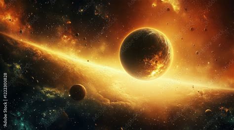 Mobile Space Game Arcade With Spaceship Parallax Background