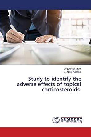 Buy Study To Identify The Adverse Effects Of Topical Corticosteroids Book Online At Low Prices