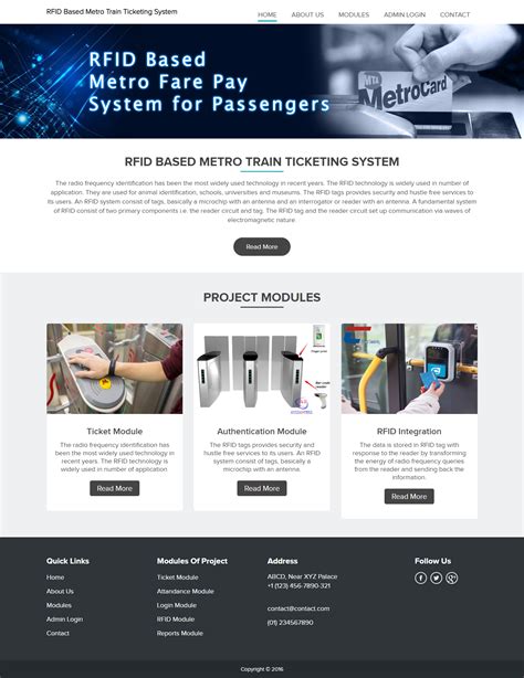 Rfid Based Metro Train Ticketing System Python Machine Learning Ai