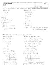 MCV U CURVE SKETCHING E Pdf Course Hero