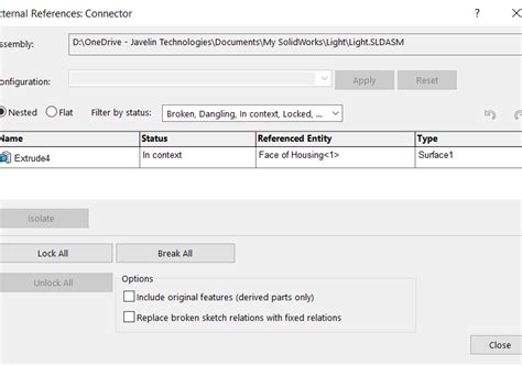 Solidworks External References Archives