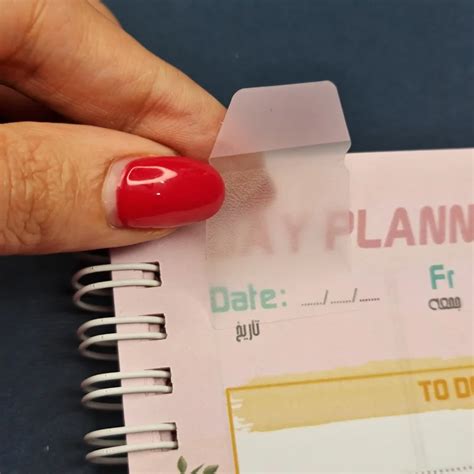 استیک نوت شفاف کوچک نوشت افزار ولیعصر