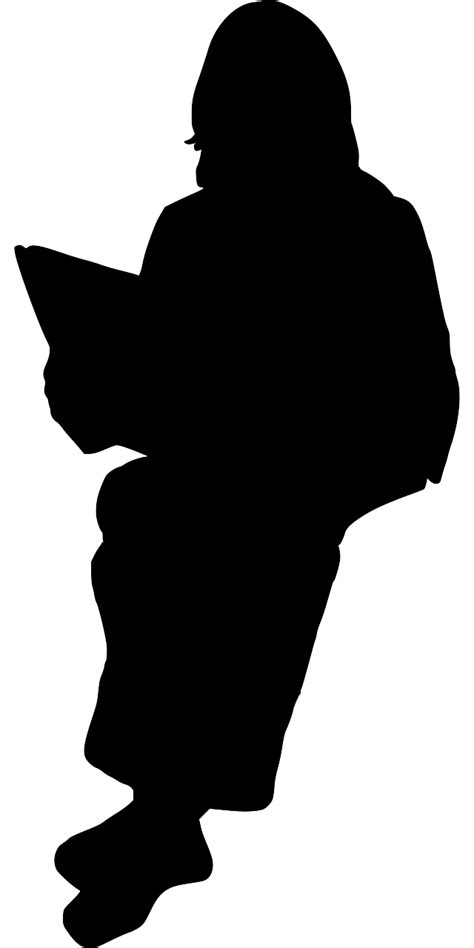 Svg 남자 도서 독서 무료 Svg 이미지 및 아이콘 Svg Silh