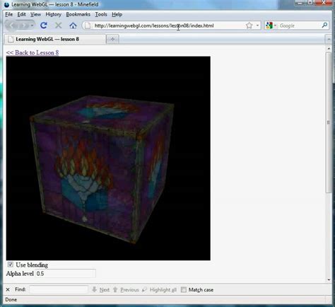 Webgl Lesson 8 The Depth Buffer Transparency And Blending Youtube