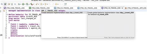 solved i can t find it in eclipse [new behavior implement sap community