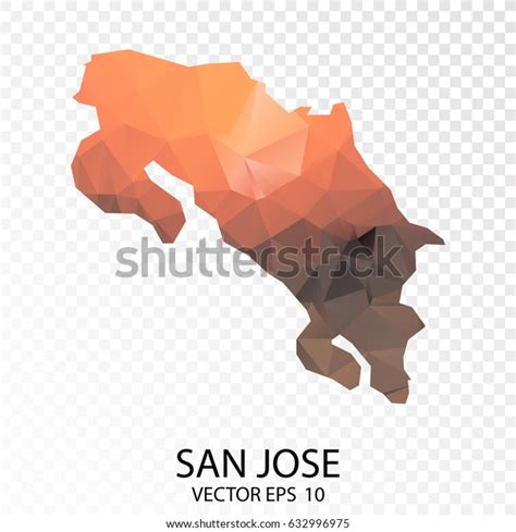 Transparent Polygon Map Vector Illustration Low Stock Vector Royalty Free Shutterstock