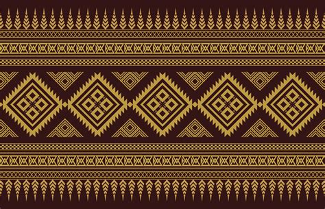 Seamless Oriental Geometric Ethnic Pattern For Background Or Wallpaper