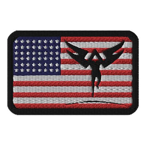 Daedalus Us Flag Embroidered Patches Dfm