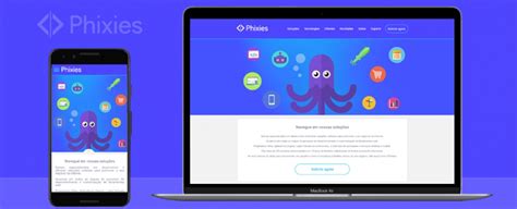Phixies Phixies lança seu novo website utilizando sua própria plataforma